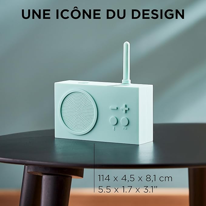 Radio Lexon Tykho Verde Menta 3 Bluetooth Speaker & FM Radio ...